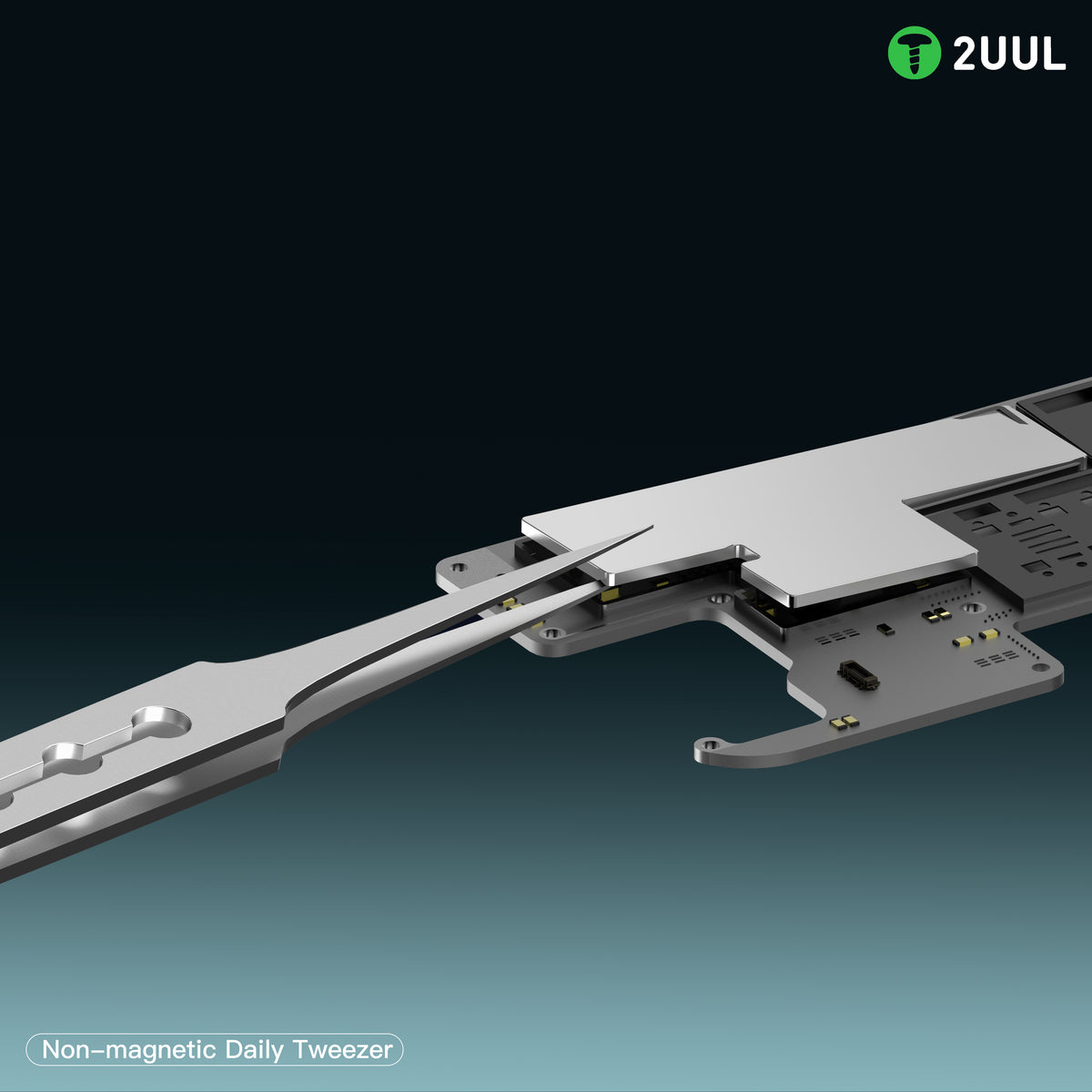 2UUL TW21 Non-magnetic Daily Tweezer for Precise Phone Board Repair