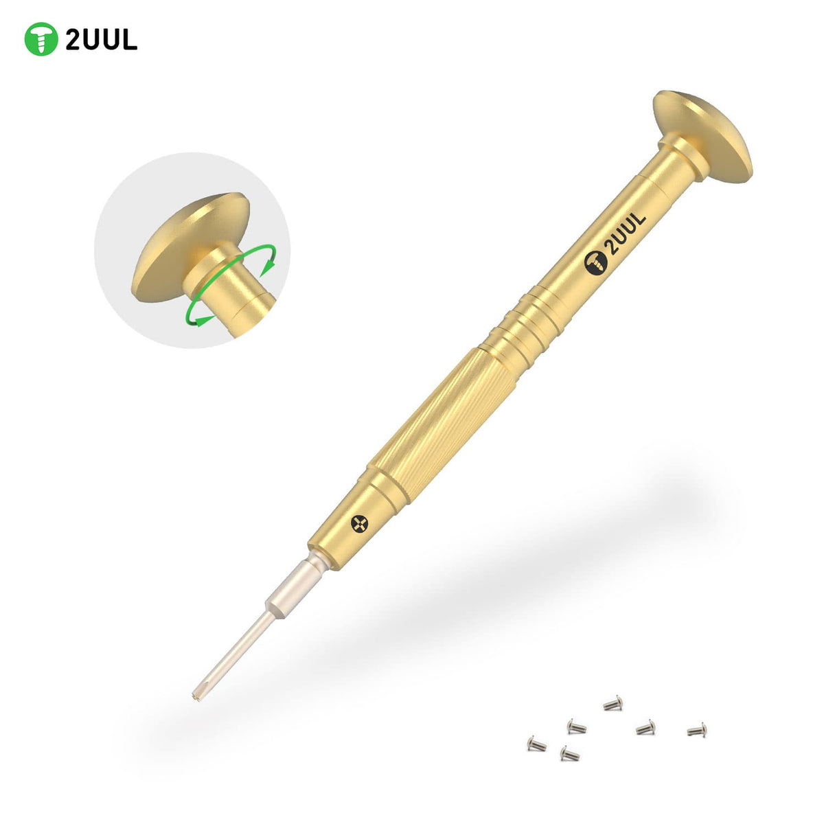 【No longer for sale】2UUL Brass Handle Heavy Weight Screwdriver for Pho